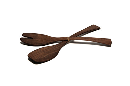 Wooden Salad Servers Made in Vermont by Andrew Pearce Bowls